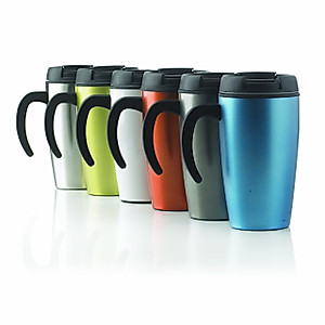 XD Design Small Stainless Steel 10-Piece Urban Mug, Blue