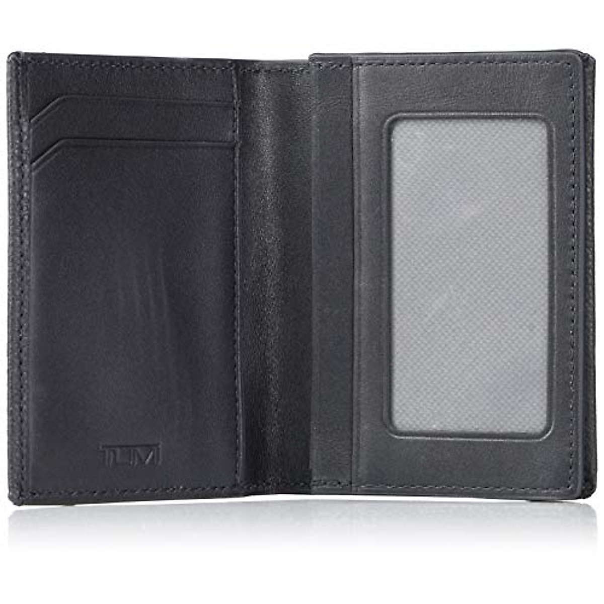 TUMI - Nassau Gusseted Card Case Wallet for Men - Black Texture