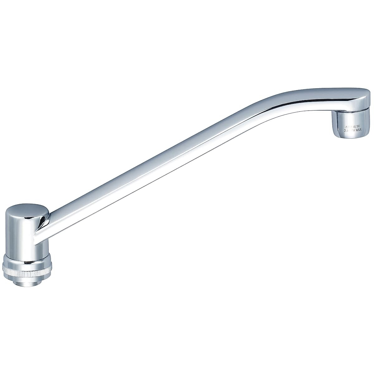 Central Brass SU365CA 8" Brass Swivel D-Spout with Aerator