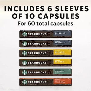 Starbucks Nespresso Variety 60 pack