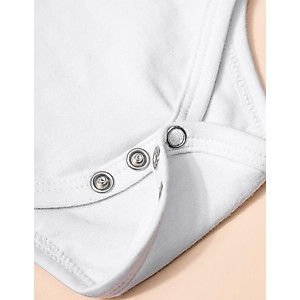 TyeSmo Baby Girl Clothes 3-6 Months Ladybug Printed White Ruffle Long-sleeve Top + Pants + Headband + Hat 3-6 Month Girl Clothes