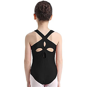 Happy Cherry Girls Gymnastics Leotard Sparkle Gradient Leotards for Kids