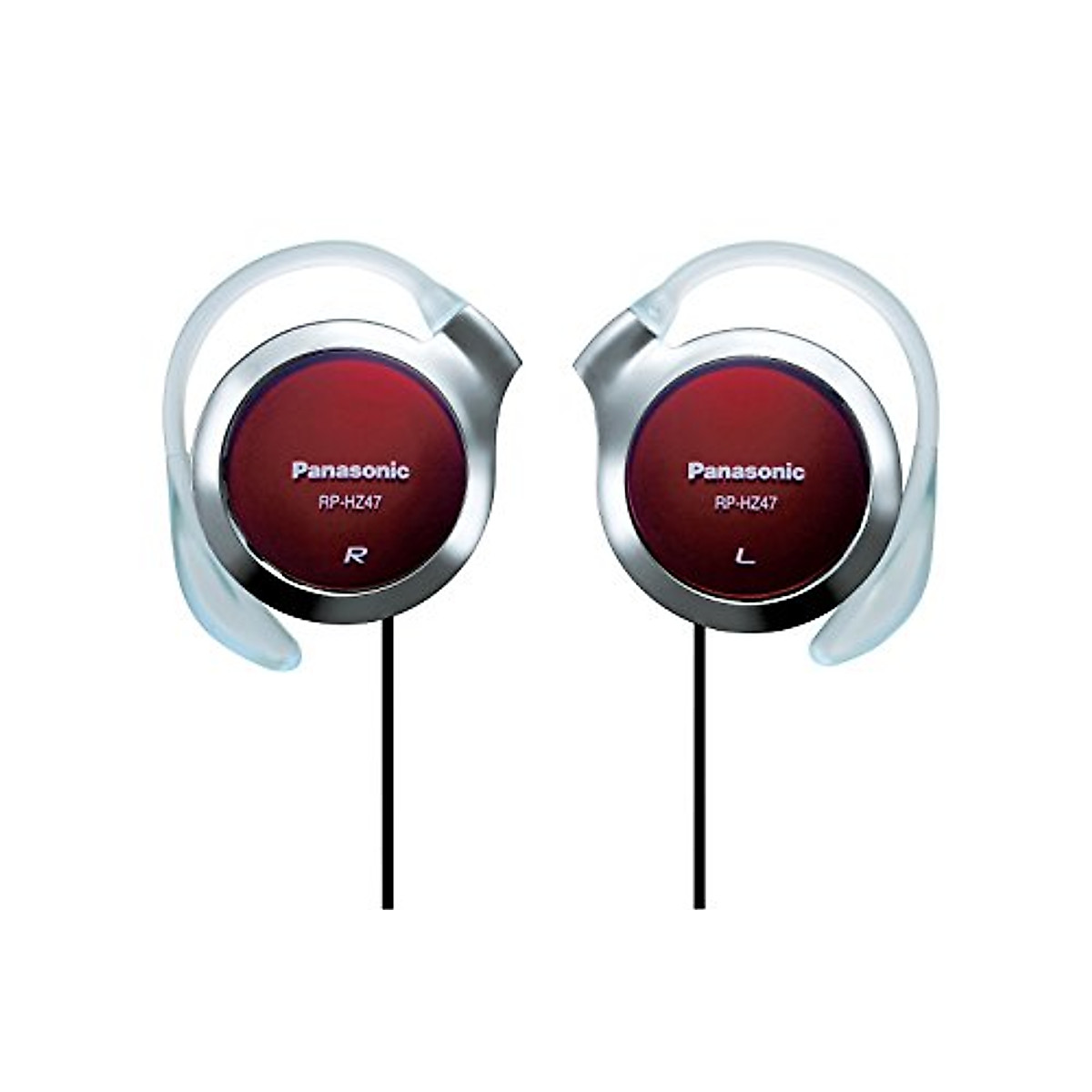 Panasonic Clip Headphone Red RP-HZ47-R (Japan Import)