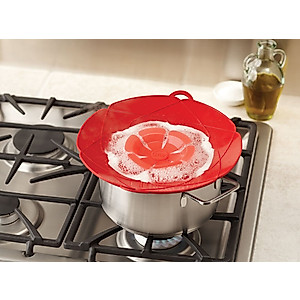 Kuhn Rikon Kochblume Spill Stopper, 11-Inch, Black