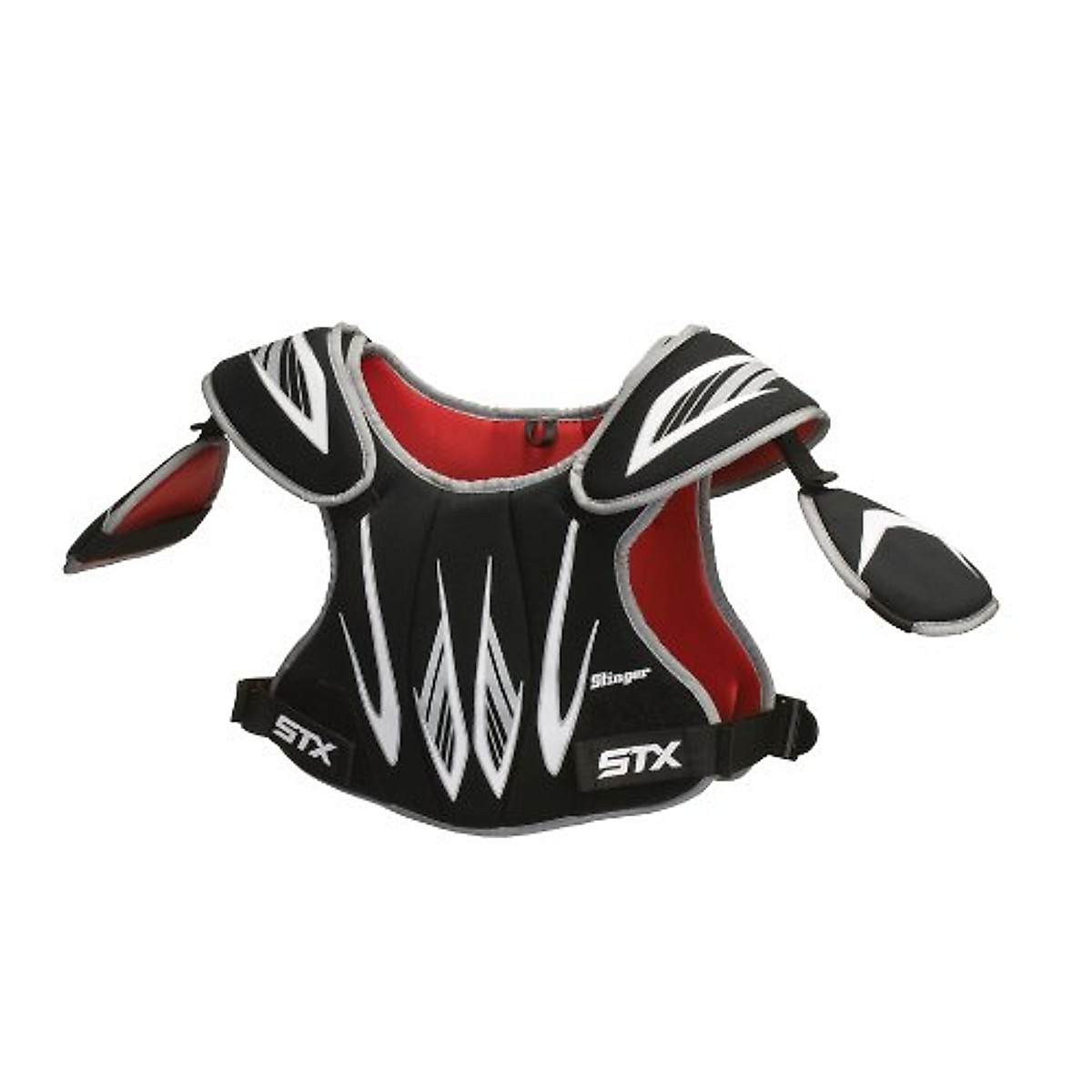 STX Boys Stinger Shoulder Pads, Black - XX-Small