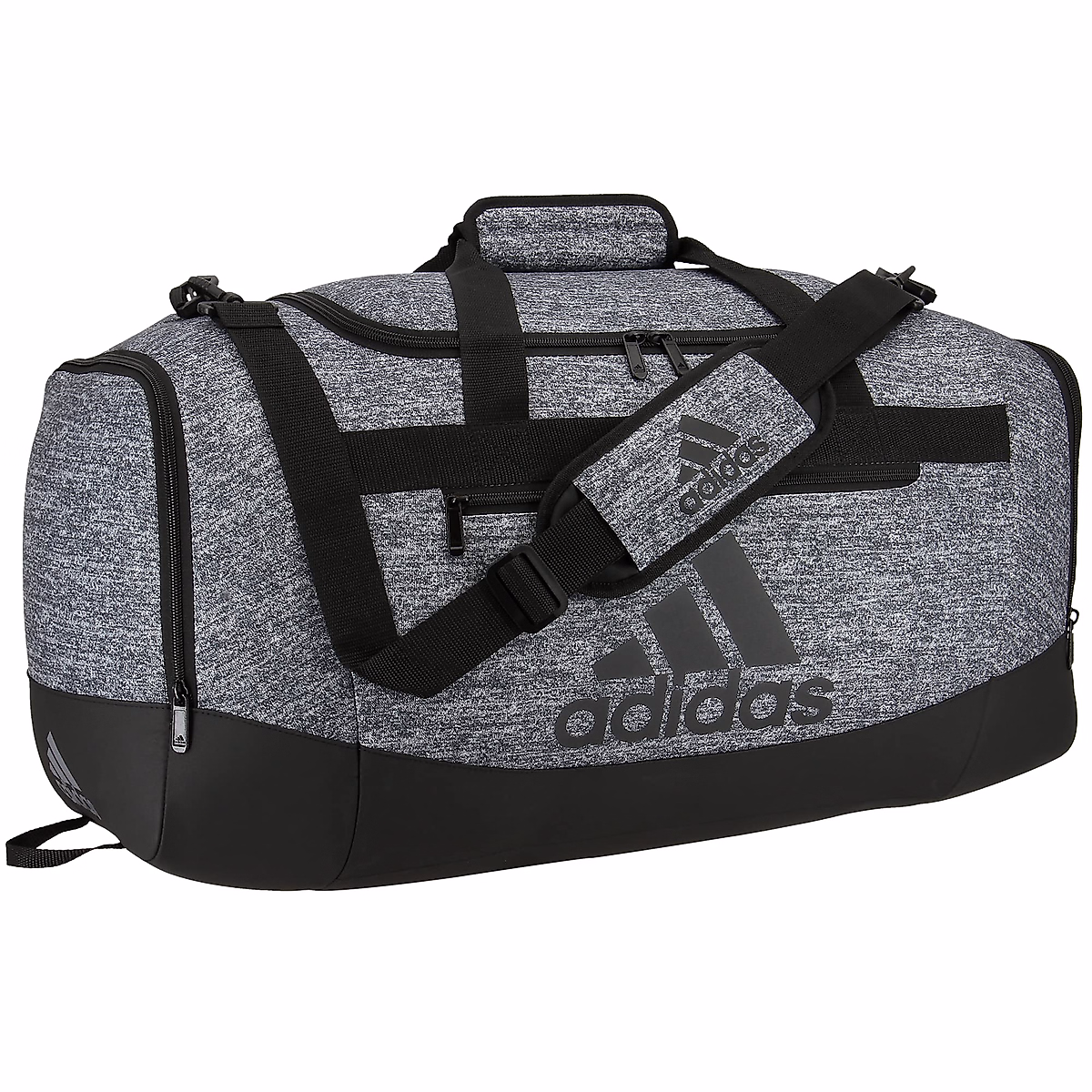 adidas Defender 4 Medium Duffel Bag, Jersey Onix Grey/Black, One Size