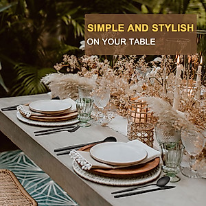 Black Silverware Set, 40-Piece AIVIKI Flatware Set with Organizer Tray, Stainless Steel Cutlery Set for 8, Kitchen Black Utensils Tableware Set for Home Restaurant, Include Knife Fork Spoon Set