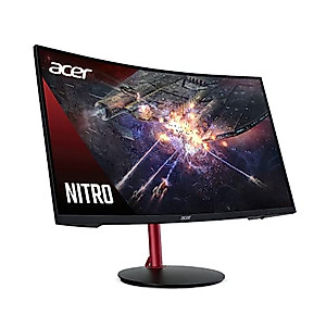 Acer Nitro XZ272U Pbmiiphx 27" 1500R Curved Zero-Frame WQHD (2560 x 1440) Gaming Monitor | AMD FreeSync | Up to 165Hz | 4ms (G to G) | HDR 400 | 95% sRGB (1 x Display Port & 2 x HDMI 2.0 Ports)