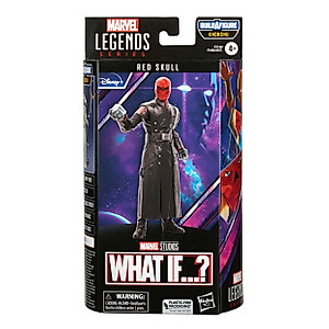 Marvel Legends Series MCU Disney Plus Red Skull What If Series Action Figure 6-inch Collectible Toy, 1 Accessory and 1 Build-A-Figure Part