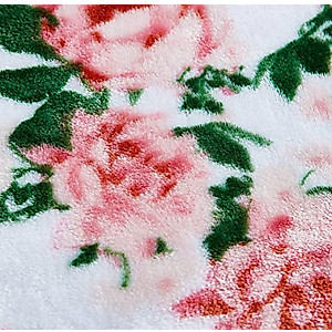 Betsey Johnson Home | Plush Collection | Throw - Ultra-Soft & Cozy Fleece, Lightweight & Luxuriously Warm, Perfect for Bed or Couch, Blooming Roses 50 x 70