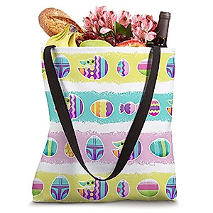 Star Wars The Mandalorian The Child Pastel Easter Eggs Tote Bag