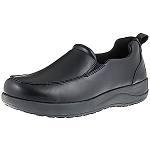 Amazon Essentials Men's Service Shoe, Black, 10.5