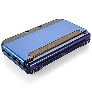 TNP Protective Case Compatible with Nintendo New 3DS XL LL 2015, Navy Blue - Plastic + Aluminum Full Body Protective Snap-on Hard Shell Skin Case Cover New Modified Hinge-Less Design
