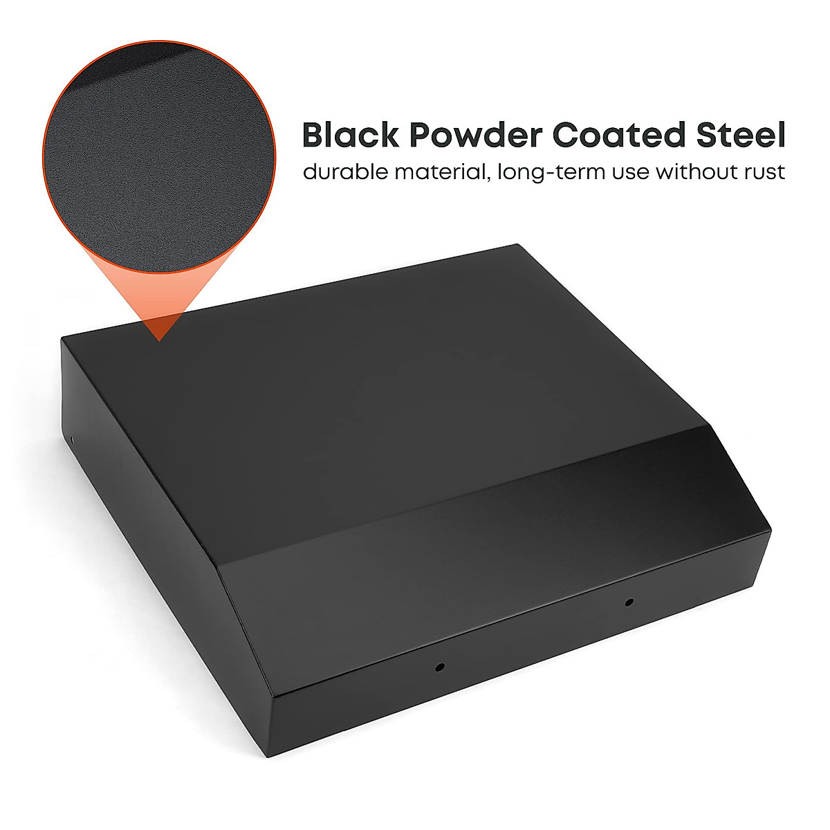 Stanbroil Hard Cover Hood for Blackstone 17 Inches Front Grease Table Top Griddle, Black