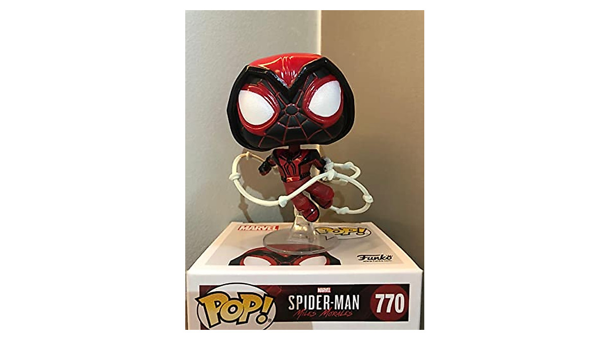 Funko Pop! Marvel’s Miles Morales Miles Red Suit Collectible Toy