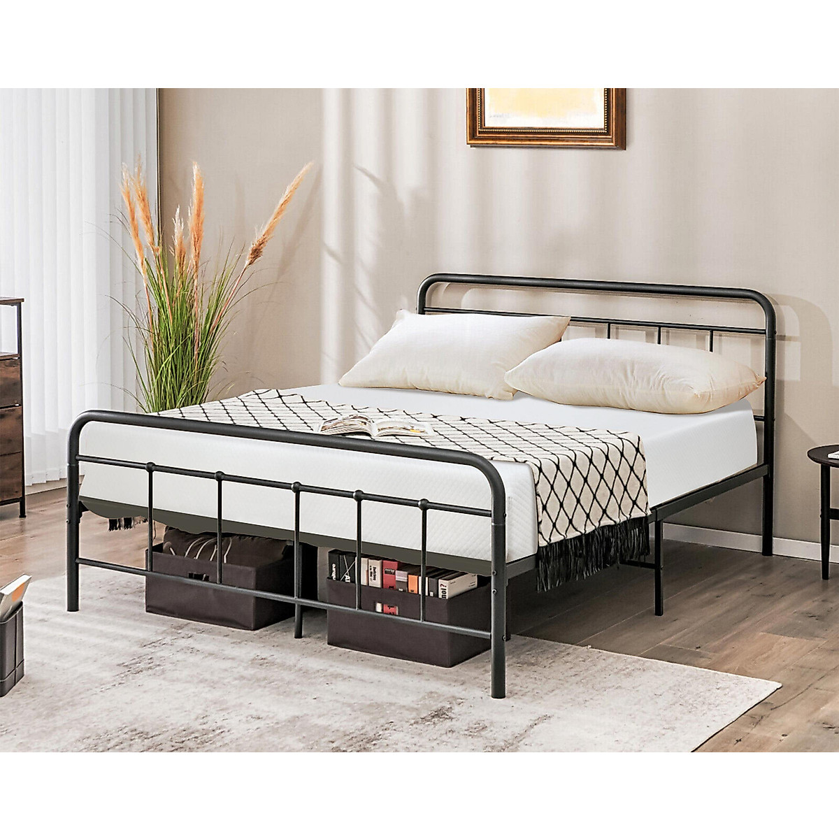 12 inch Full Size Mattress with Cover, Cooling Gel Memory Foam Full Mattress for a Cool Sleep & Pressure Relief, Medium Firm Mattress Pad Full Mattresses, Bed in a Box, CertiPUR-US Certified