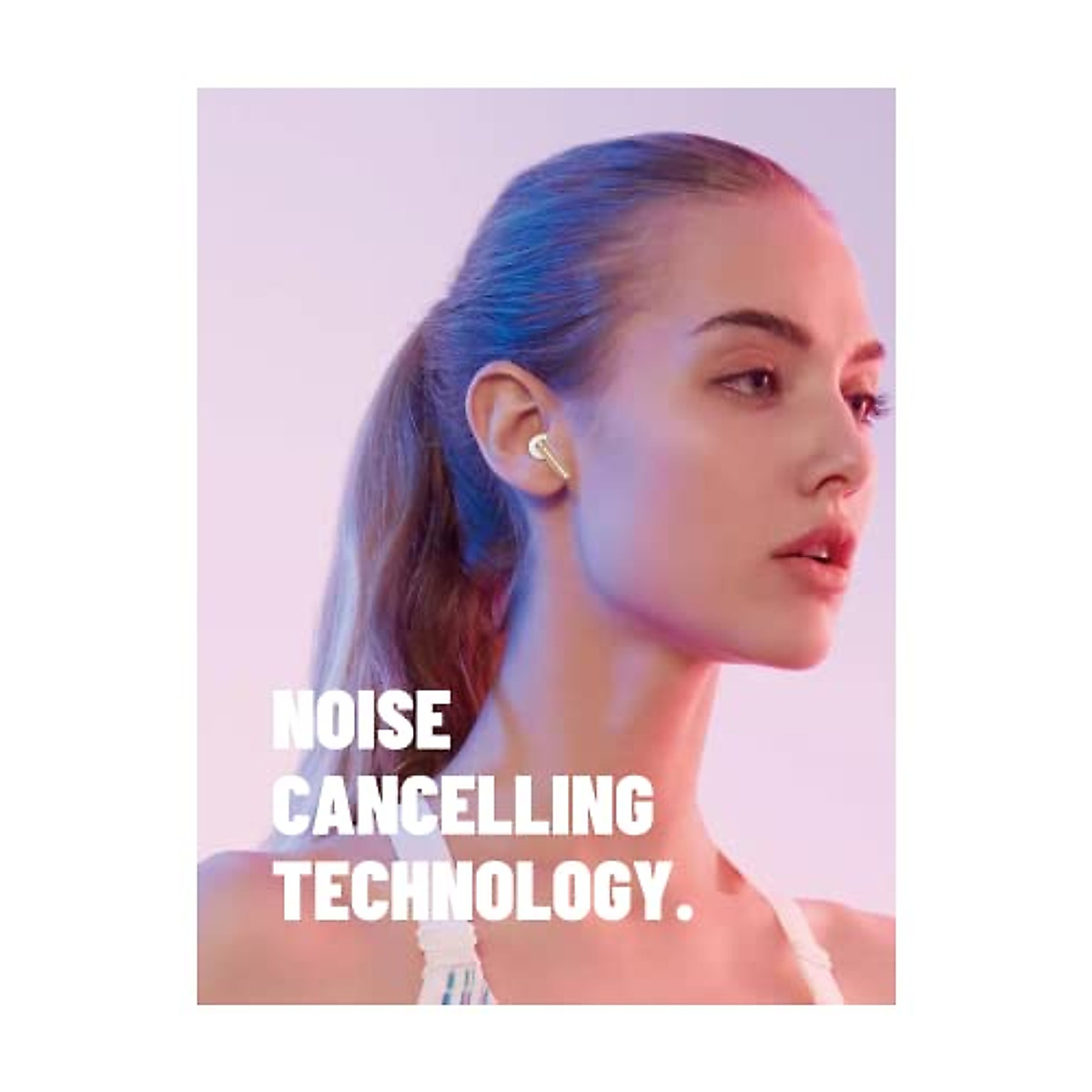 SonicPower Noise Cancelling Earbuds, Premium Quality Sound & Materials, Stylish Metallic Finish, Portable Charging Case, Long Battery Life, 2 Color Options