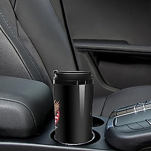 Usa Flag Ea-gle Golf Travel Coffee Mug Reusable Coffee Cup Tumbler with Lid for Outdoor 250ml