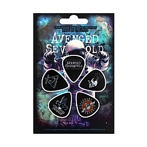 Avenged Sevenfold Plectrum The Stage Set of 5 Multicolours