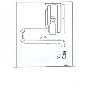 Anteenna TW-06-L Type CB EXTENAL Speaker for Mobile Transceiver (Ham Radio/CB Radio) with Swivel Bracket 5W 1.8M Cable with 3.5mm Mono L Type Plug