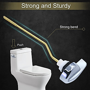 NCWIND Toilet Flush Lever Handle Universal Toilet Handle Replacement for Toilet Tank (Side Mount)