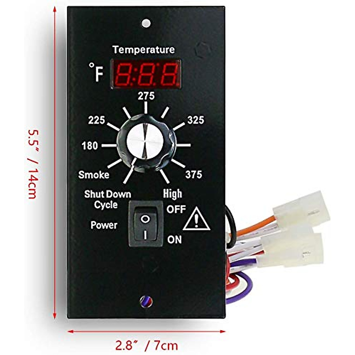 Hisencn Grill Inducer Induction Fan Kit and Digital Thermostat Kit Replacement Parts for Traeger Wood Pellet Grill Models, Combustion Fan, Digital Thermometer Pro Controller