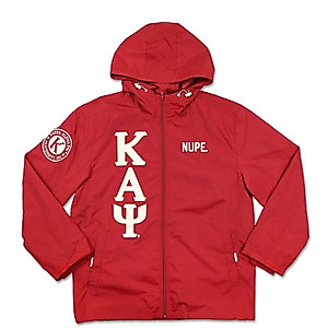 Kappa Alpha Psi M7 Windbreaker Jacket [5XL] Crimson Red