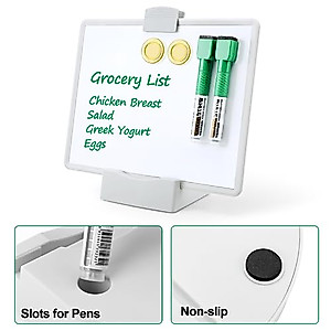 MaxGear Book Stand, Book Holder Stand, Cookbook Stand, Desktop Book Stand for Reading, Book Holder with Page Clips, Book Display Stand for Textbook, Document Holder for Typing, Whiteboard Backside