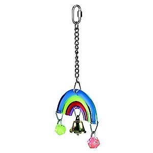 Prevue Pet Products Rainbow Acrylic Rainbow Bird toy