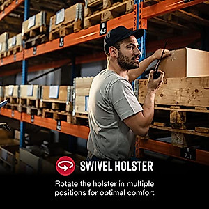 Cobra PX650 BCH6 - Professional/Business Walkie Talkies for Adults - Rechargeable, 300,000 sq. ft/25 Floor Range Two-Way Radio Set (6-Pack), Black