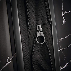 American Tourister Moonlight Hardside Expandable Luggage with Spinner Wheels, Black Marble, Carry-On 21-Inch