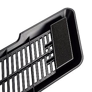 eXtremeRate Black Vertical Stand for PS4 Pro Console, Steady Base Mount Holder for PS4 Pro Console, Bracket Stand for PS4 Pro Console with Built-in Cooling Vents Non-Slip Feet