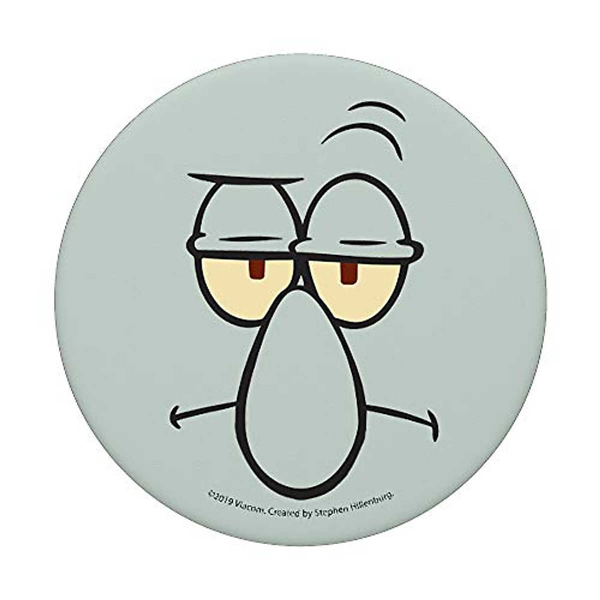 SpongeBob SquarePants Squidward Tentacles Big Face PopSockets PopGrip: Swappable Grip for Phones & Tablets