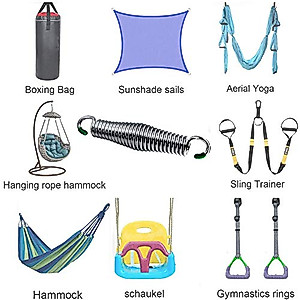 2Pack Premium Porch Swing Springs,1300lb Heavy Duty Springs, Rust Resistant Swing Springs, Spring for Swing Hammock Hanging Chair Spring for Hammock spring,Porch Swings,Indoor Outdoor Hanging Kit