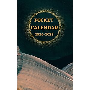 2024-2025 Pocket Calendar: Appointment Calendar Purse Size 4 x 6.5 | 24 Months from January 2024 to December 2025 | Two-Year Monthly Planner