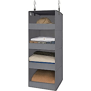 GRANNY SAYS Bundle of 1-Pack Hanging Organizer Closet & 1-Pack Hanging Closet Organizer