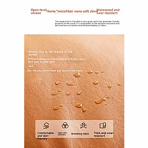 Curved Leather Sofa - Luxurious and Stylish | Suitable for Any Living Space (A,Sofa)