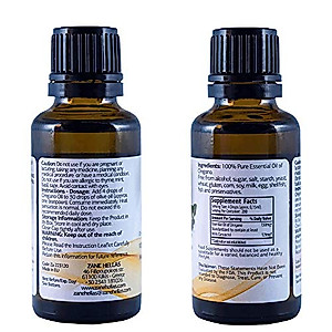 ZANE HELLAS Natural Essential Oil of Origanum heracleoticum,129 mg Carvacrol Per Serving,1 fl.oz. 30 ml.Super 100