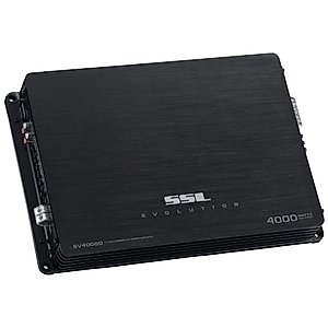 Sound Storm Laboratories EV4000D Class D Monoblock Car Audio Amplifier – 4000 High Output, 1 Ohm, Low Pass Crossover, Hook Up to Subwoofer for Bass