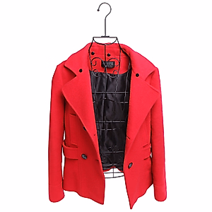 MyGift Black Metal Hanging Full Body Torso Mannequin for Sewing Dress Form and Boutique Display