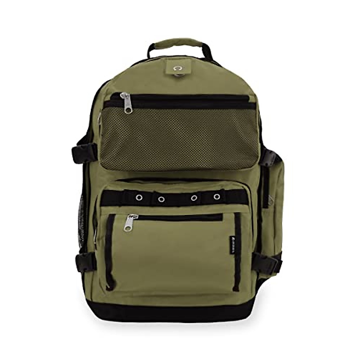 Everest Oversize Deluxe Backpack, Olive/Black, One Size