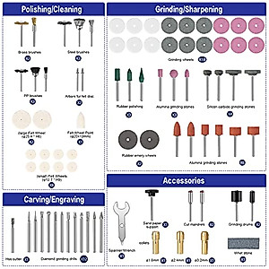 HARDELL 4V 2.0Ah Cordless Rotary Tool with 346pcs Rotary Tool accessories Kit Universal