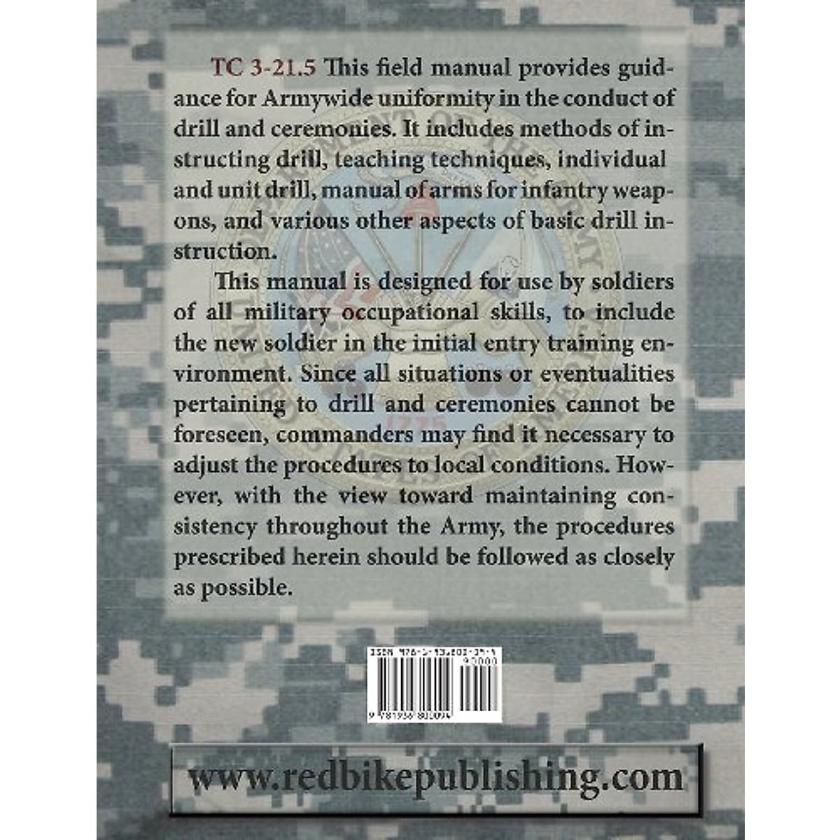 Drill and Ceremonies TC 3-21. 5