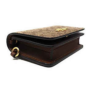 COACH Women's Boxed Mini Wallet On A Chain In Signature Canvas