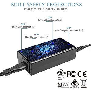 FANLIDE Portable Power Station Charger, 200W Power Supply Adapter Charger for Portable Generator, AC to DC Charger Compatible with Jackery Portable Power Station Explorer 1000