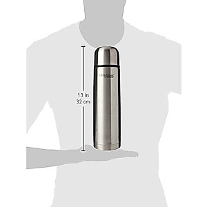 Thermos 181091 Thermocafe Stainless Steel Flask, 1-Liter