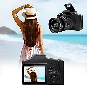 New Digital Camera 16mp 2.4 Inch LCD Screen 16x Digital Zoom 720p Digital Camera Small Camera for Teens Students Boys Girls Seniors,Best Birthday Gifts