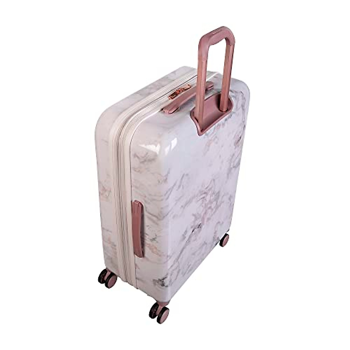it luggage Sheen 31" Hardside Checked 8 Wheel Expandable Spinner, Marmo Rose Print, 32"