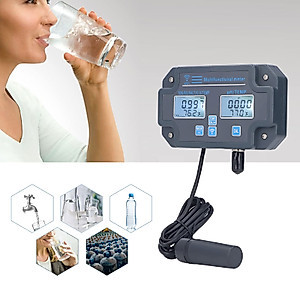 PHW3988 Multiparameter Water Quality Tester, Water Quality Detector APP Remote Control EC Salt S.G Temperature Meter Online Monitor