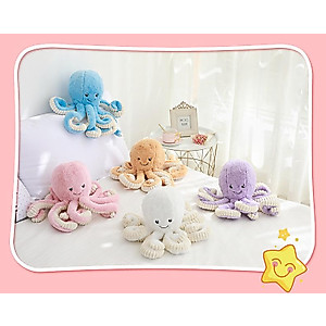 YYFRIEND Cute Cartoon Plush Toy Simulation Octopus Toy Sleeping Pillow